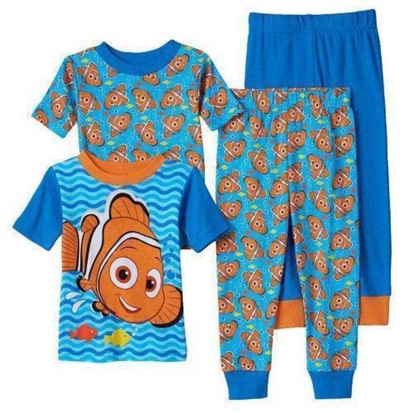 Disney | Pajamas | Finding Nemo Dory 4piece Pajama Set 2t4t Nwt | Poshmark